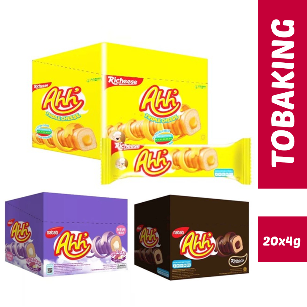 Jual Nabati Ahh Richeese Richoco Cokelat Keju Goguma box isi 20 ...