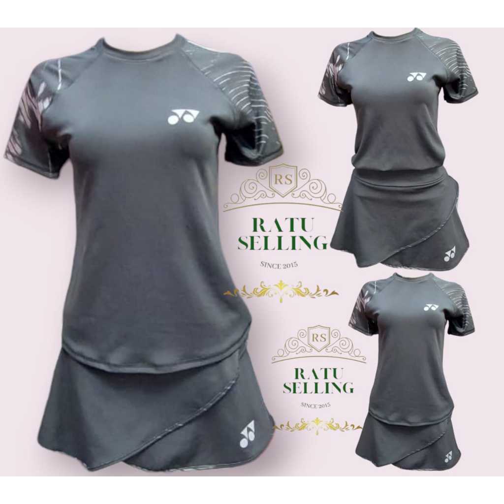 Jual STELAN BADMINTON WANITA -stelan olahraga-setelan tennis wanita ...