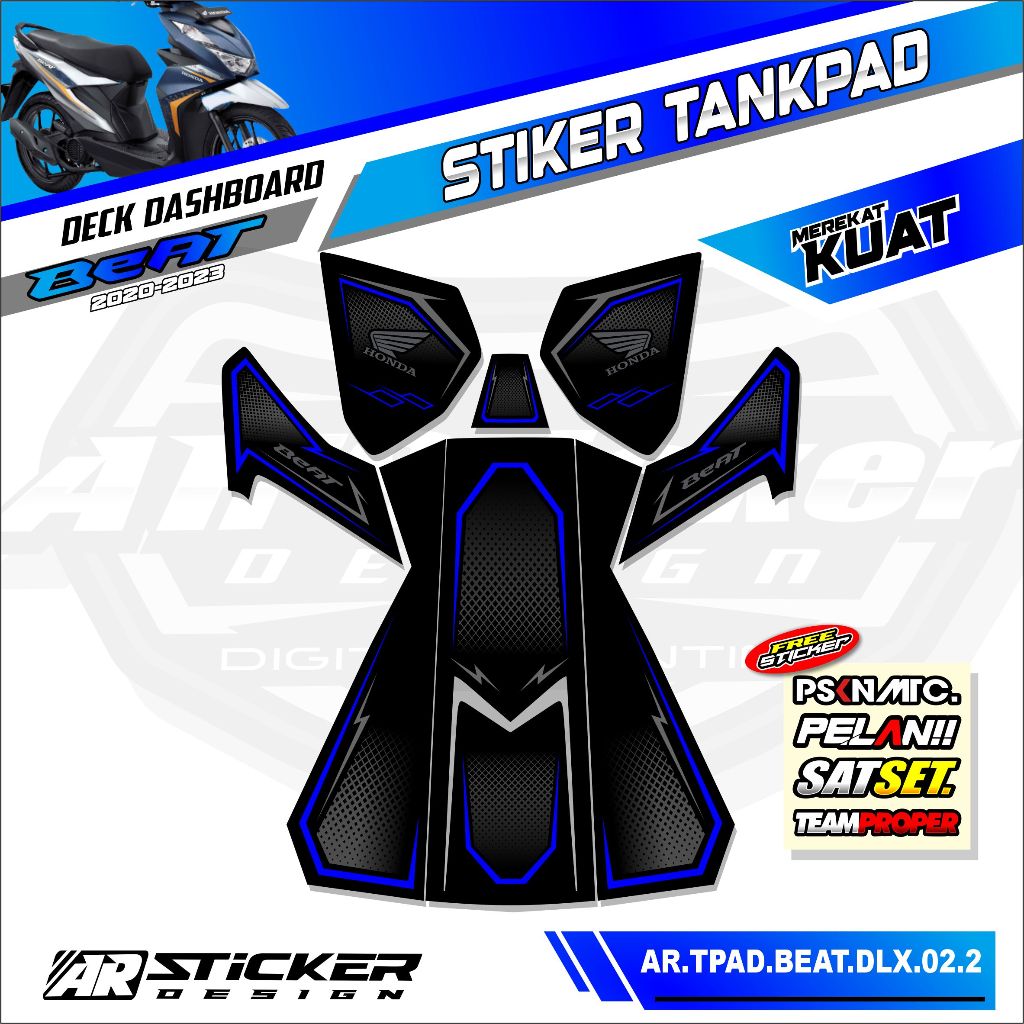 Jual Sticker Dashboard Tankpad Motor Beat Deluxe / Street 2020 2021 ...