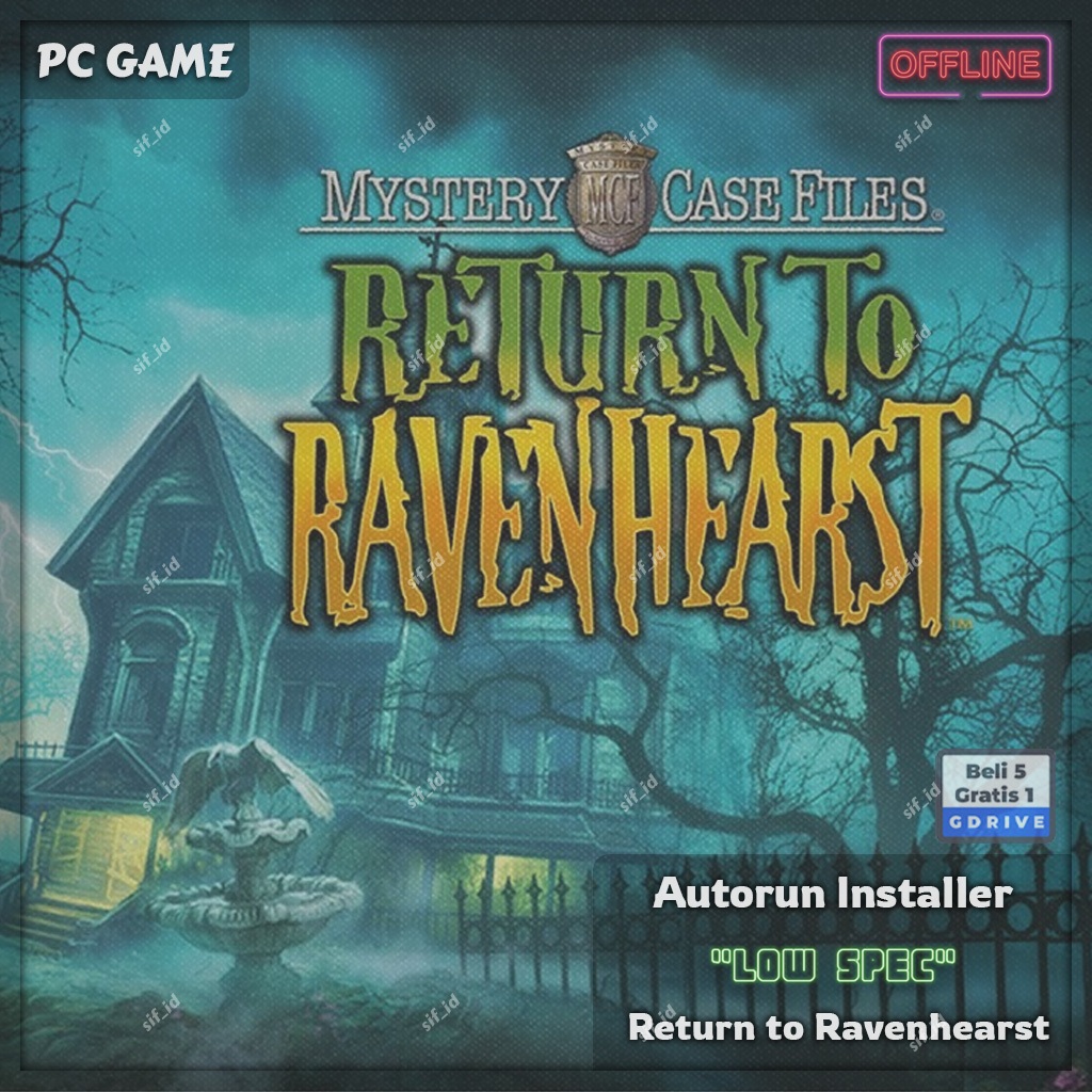 Jual Mystery Case Files Return to Ravenhearst - PC Game - DVD Game PC ...
