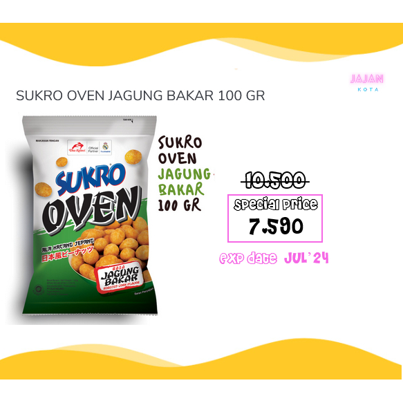 Jual Sukro Oven Jagung Bakar 100 gram | Shopee Indonesia