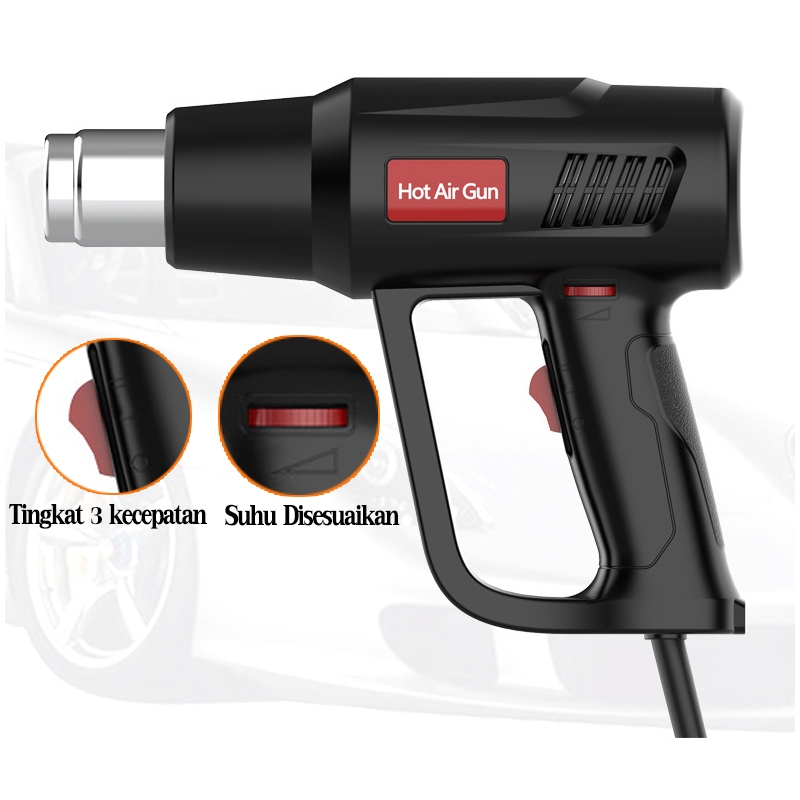 Jual Reaim 220V Heat Gun Air Hot Gun H&L Pro Senapan Panas Pistol Angin ...