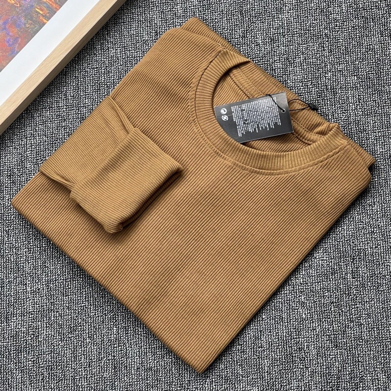 Jual Baju Rib Wanita Basic Rib lengan panjang Kaos Rajut | Shopee Indonesia