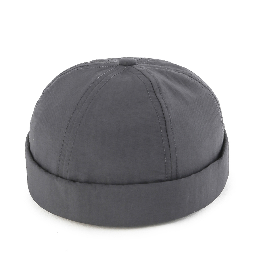 Jual Urban State - Poly Brimless Baseball Cap - Dark Grey | Shopee ...
