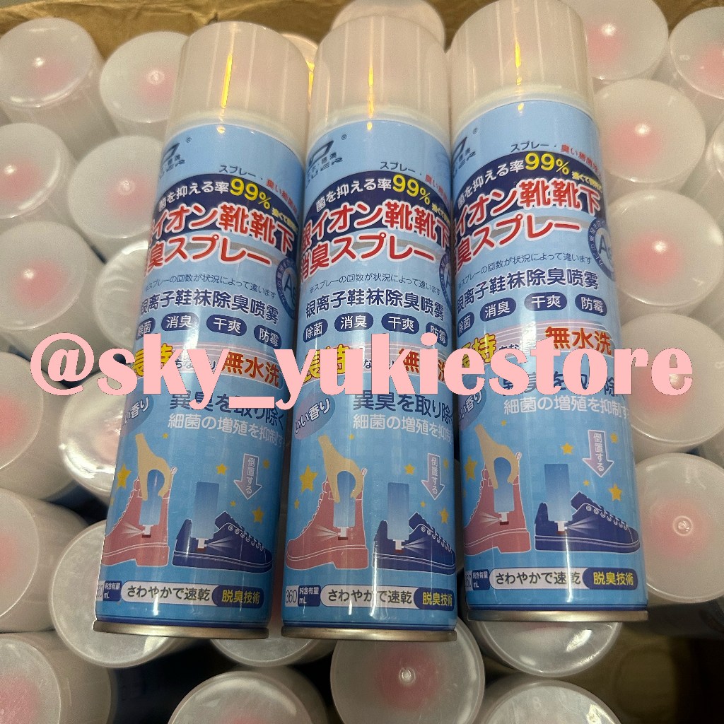 Jual Deodorant sepatu anti-bakteri 360ml / Footwear deodorant spray ...