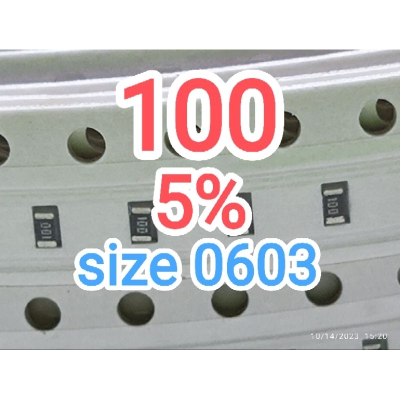 Jual 10pcs Chip resistor smd 100 size 0603 10ohm 10 ohm | Shopee Indonesia