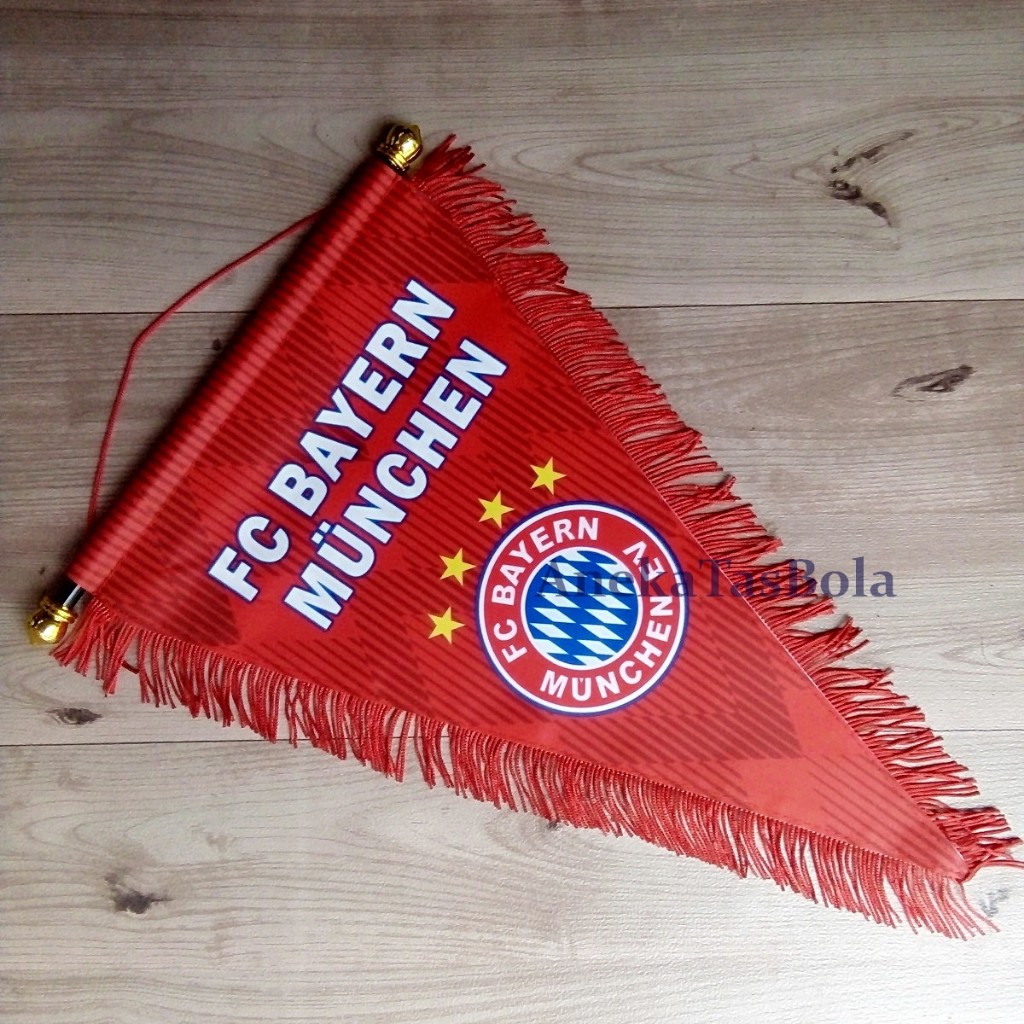 Jual Vandel Bendera Gantung Hiasan Dinding Segitiga Logo Klub Sepakbola ...