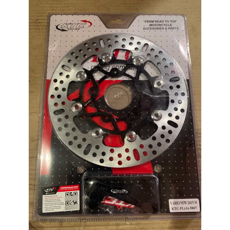 Jual disc brake piringan cakram depan ktc racing original model bulat ...