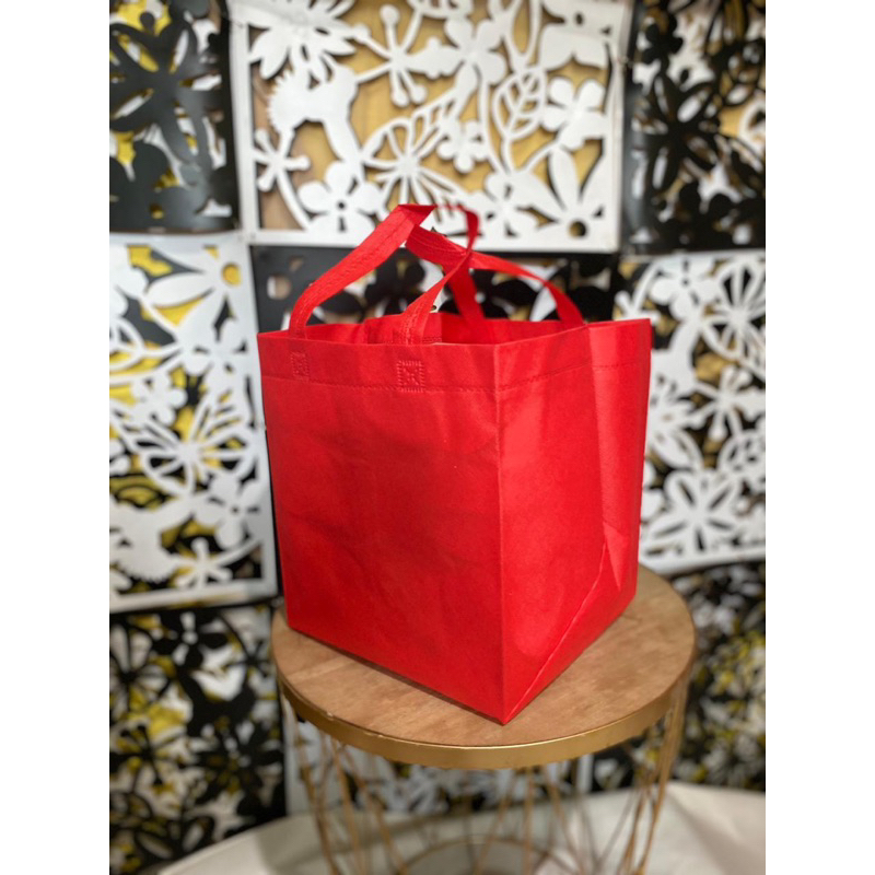 Jual (1 Lusin = 12 Pcs) Tas Hajatan 22x22 cm Tinggi 28 cm / Tas Hajatan ...