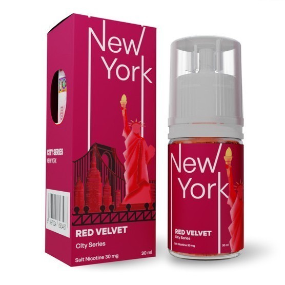 Jual Liquid Foom New York Red Velvet City Series Salt Nic 30MG 30ML ...