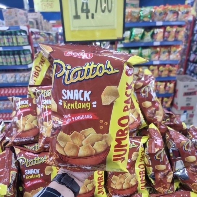 Jual Snack Kentang Piatos makanan ringan Supermarket Ramayana Sadang ...