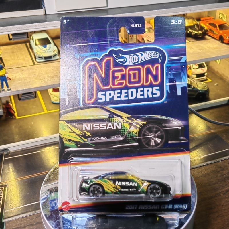 Jual Hotwheels Neon Speeders Nissan 2017 Nissan GT-R R35 | Shopee Indonesia