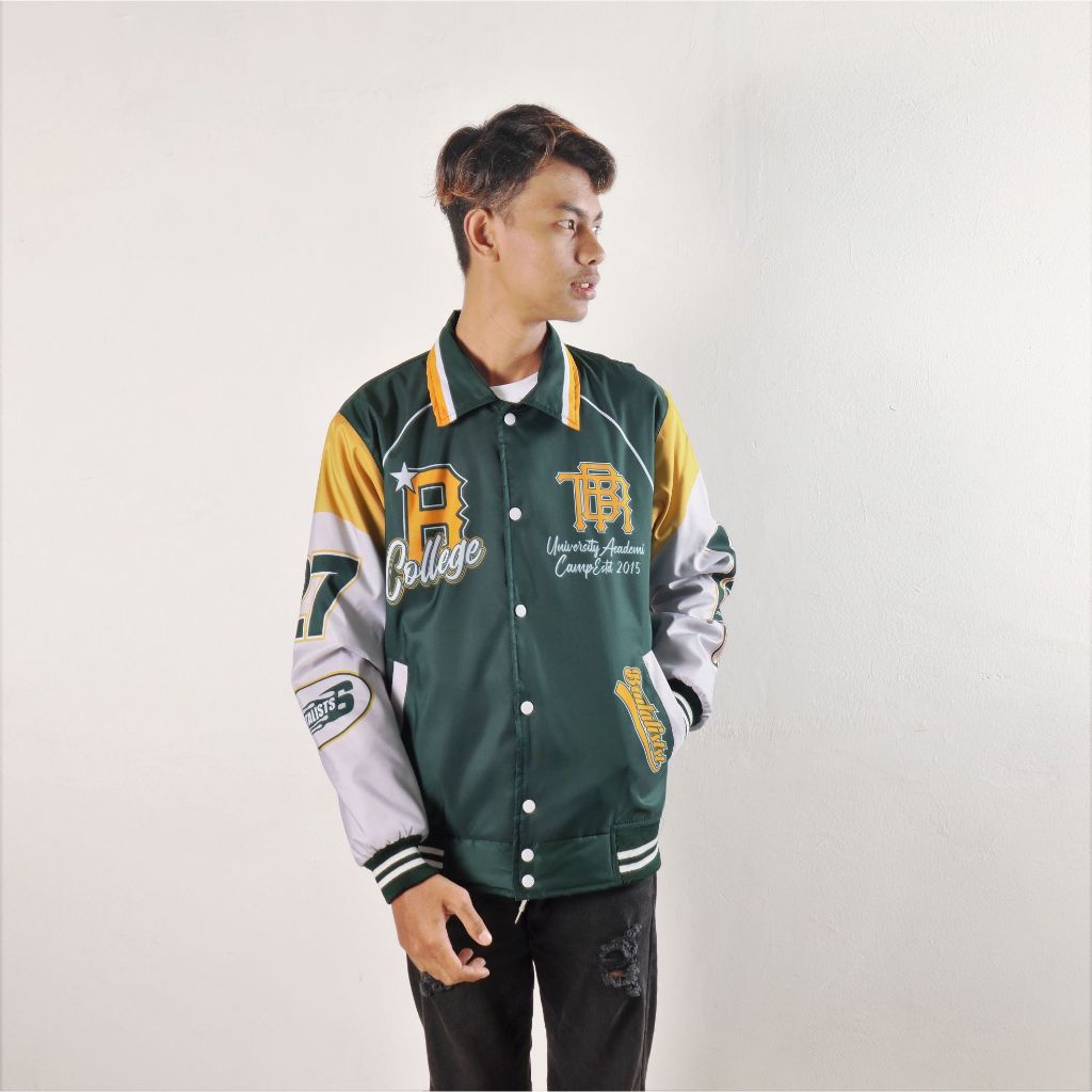 Jual Varsity Jaket Pria Wanita Cheetos Brutalists | Shopee Indonesia