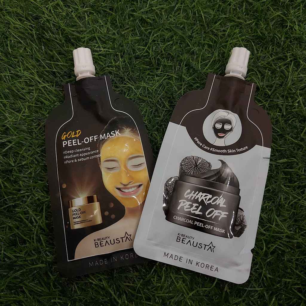 Jual K-Beauty Beausta Peel Off Mask - Charcoal dan Gold (Dapat 2 Pcs ...