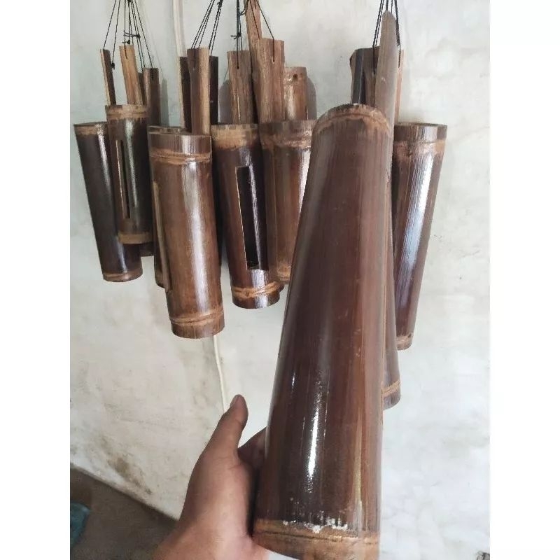 Jual kentongan bambu hitam, bambu Wulung, kentongan murah, kentongan ...