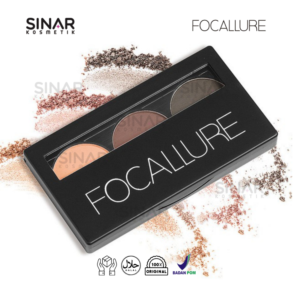 Jual Focallure Brows Powder Eyebrow Kit - FA-04 | Shopee Indonesia