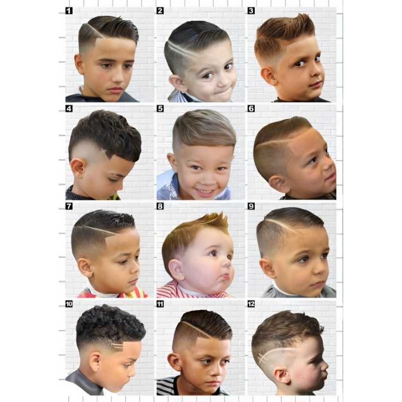 Jual Poster Barbershop poster pangkas rambut murah gambar potong rambut ...