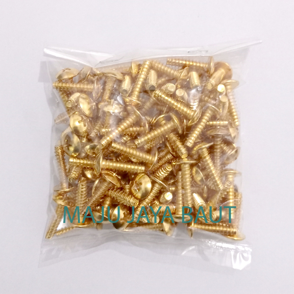 Jual 1 Pak Baut Filter Honda 5x20 Gold / Baut Filter Honda Gold ...