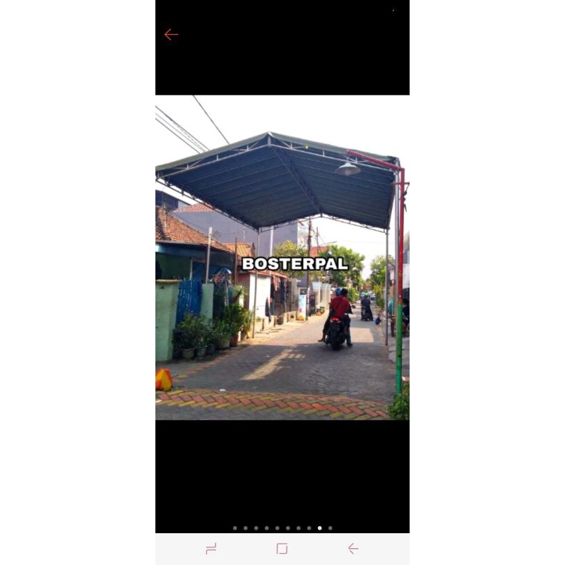 Jual tenda terop 6x6 ukuran pas besi | Shopee Indonesia