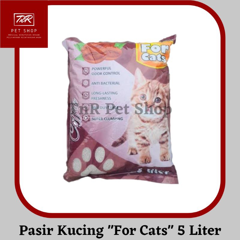 Jual Pasir Kucing For Cats 5 Liter | Shopee Indonesia