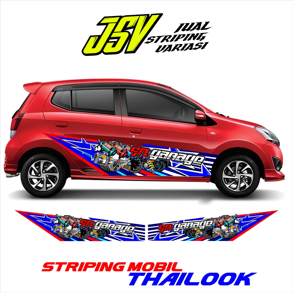 Jual Striping Mobil Universal Thailook Custom Stiker Decal Mobil ...