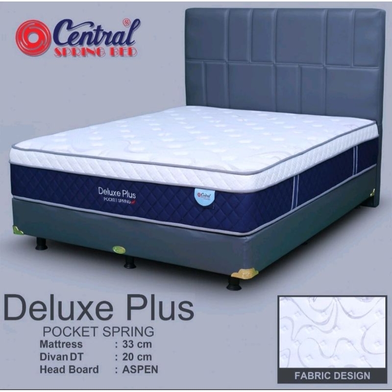 Jual Kasur Springbed Central Deluxe Plus Pocket Springs | Shopee Indonesia