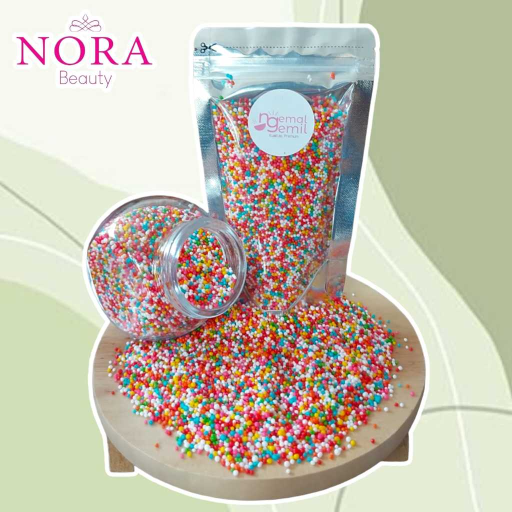Jual Sprinkle Sugar Rainbow / Sprinkle Trimit Warna Warni Hiasan Kue ...