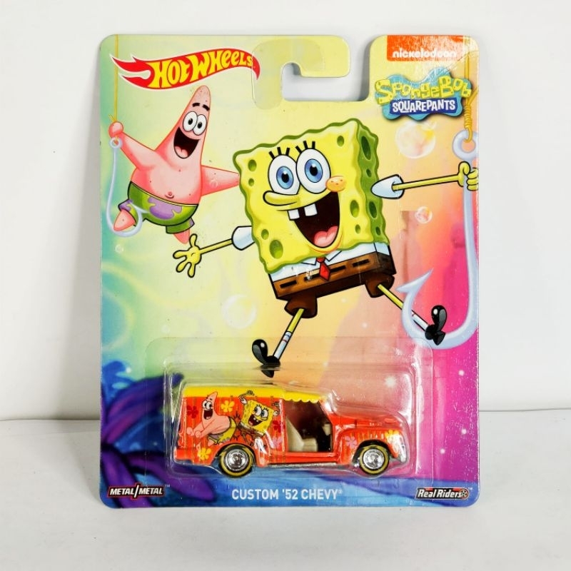 Jual Hotwheels 1/64 Diecast Spongebob Custom 52 Chevy | Shopee Indonesia