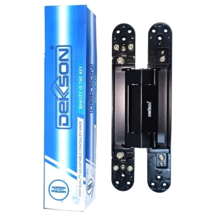 Jual ENGSEL TANAM PINTU INVISIBLE DEKKSON CONCEALED CONC D40 BLACK IHD ...
