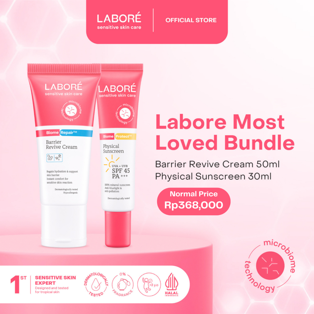 Jual LABORE Most Loved Bundle - Barrier Revive Cream 50ml & Physical ...