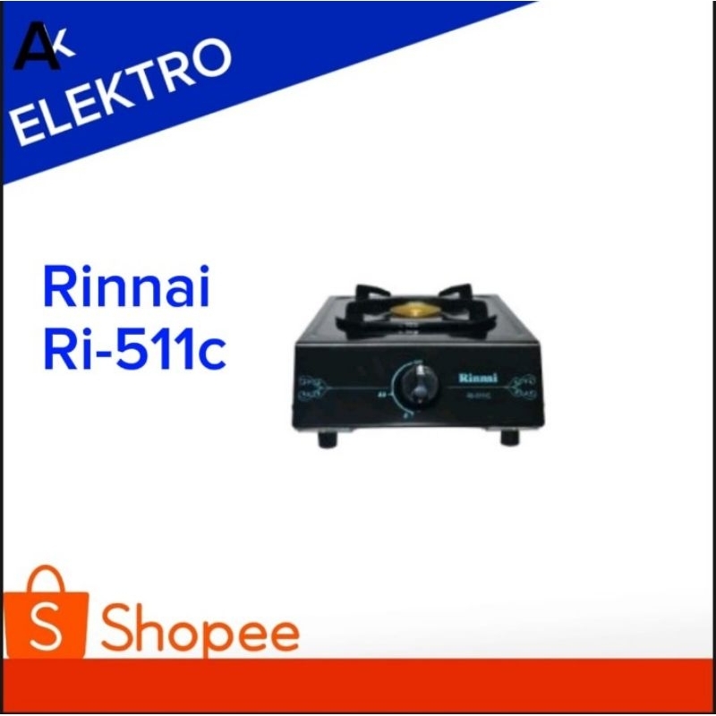 Jual Kompor Gas 1 tungku Rinnai Ri511c / Ri-511c /Rinnai 1 tungku 511c ...