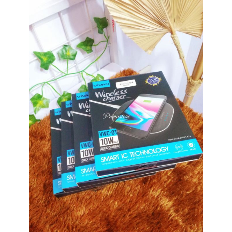 Jual Wirelles charger merk vivan 100% Original | Shopee Indonesia