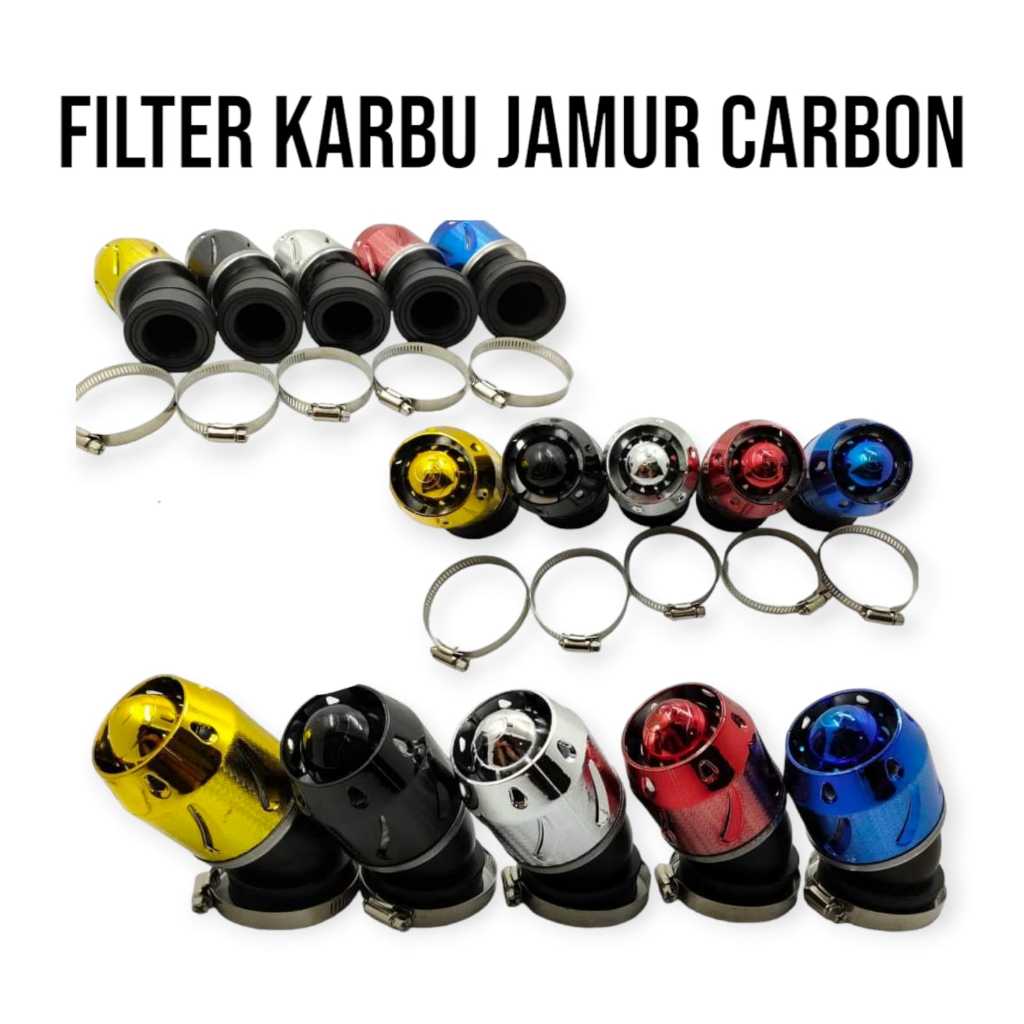Jual Filter Udara Motor Model Jamur model carbon Universal Cocok Untuk ...