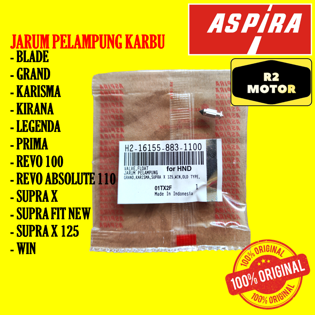Jual VENTILATOR JARUM PELAMPUNG KARBURATOR 883 KRS ASPIRA BLADE GRAND KARISMA KIRANA LEGENDA ...