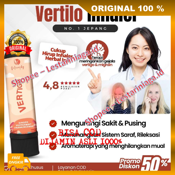 Jual Vertilo Inhaler Pereda Vertigo Mengurangi Sakit Dan Pusing Saat ...