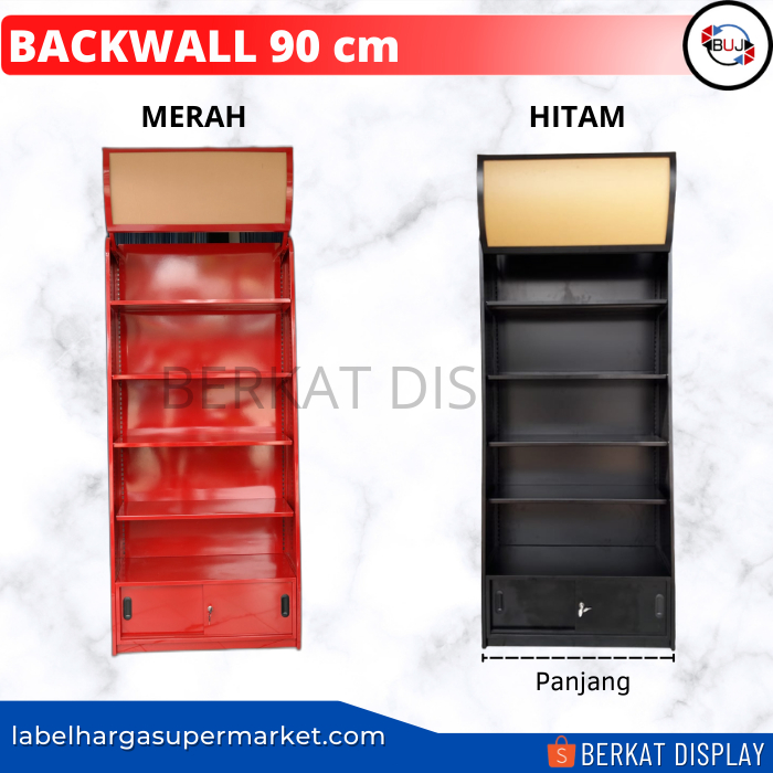 Jual BACK WALL - RAK BELAKANG MEJA KASIR 90 cm | Shopee Indonesia