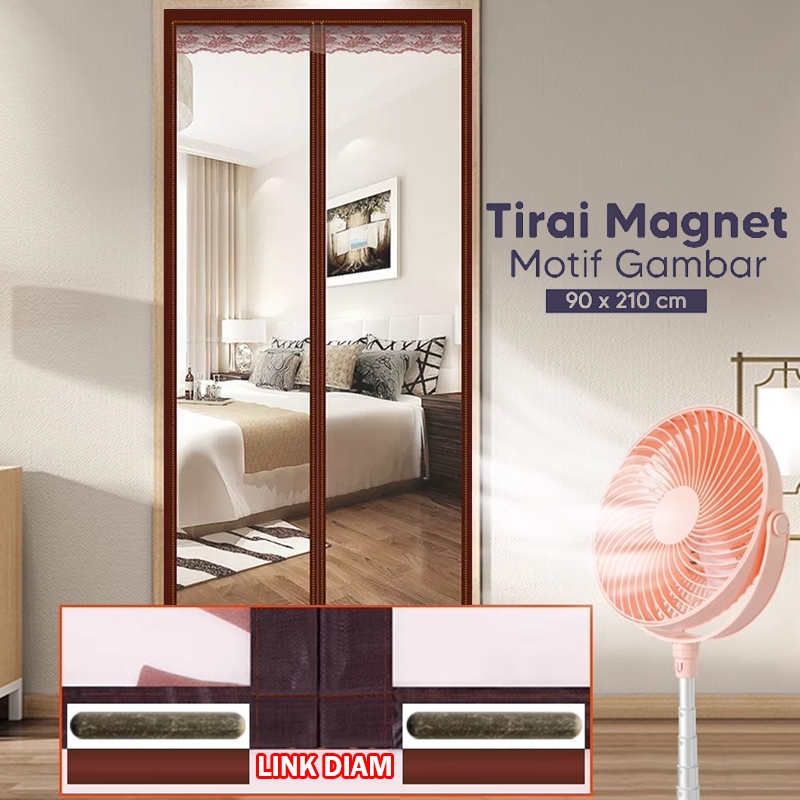 Jual Tirai Magnet Elegan bahan plastik Tirai Pintu kama Tirai Pintu ...