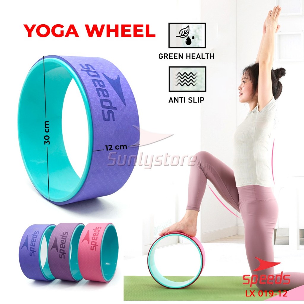 Jual SPEEDS Yoga Wheel Alat Bantu Roda Yoga Tulang Rileks punggung Gym ...