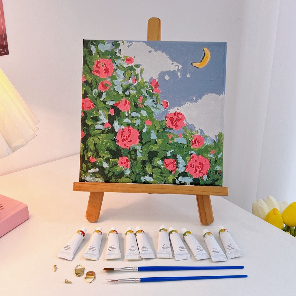 Jual Paint By Number Kanvas Siap Lukis Ukuran 20x20 Cm / Painting By ...