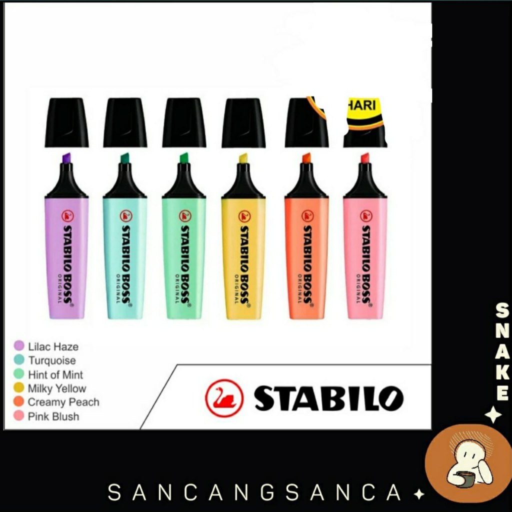 Jual Stabilo Boss Pastel Colors- Breezy Blue | Shopee Indonesia