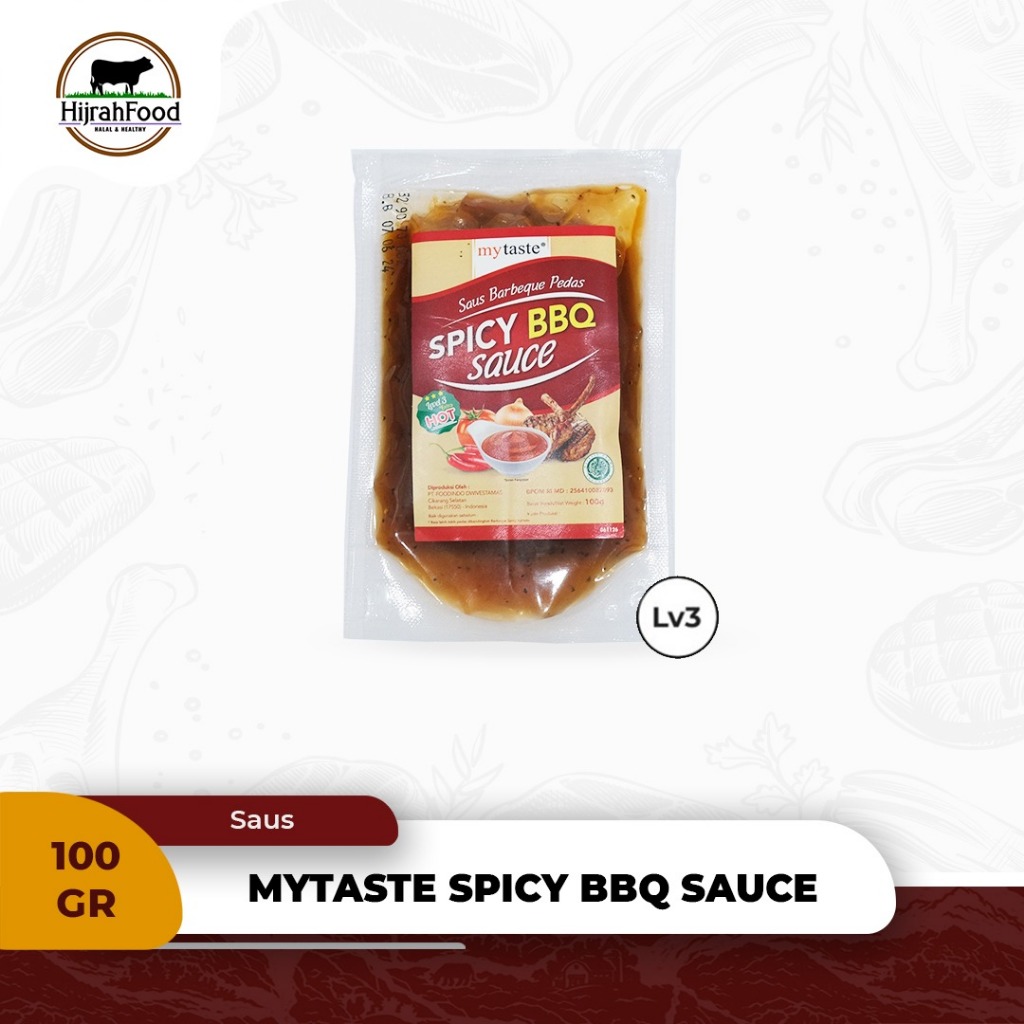 Jual MyTaste Spicy Barbeque Sauce | Saus BBQ Pedas Level 3 - 100 gram ...