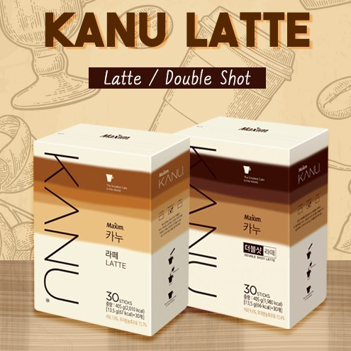 Jual Maxim Kanu Latte / Double Shot Latte / Kopi Sachet Maxim Coffee Korea Instan | Shopee Indonesia
