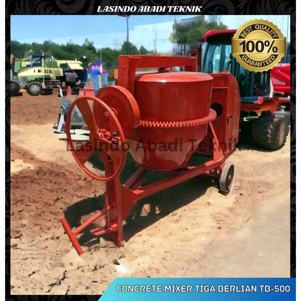 Jual Molen / Concrete Mixer TIGA BERLIAN TB-500 mesin pengaduk semen molen | Shopee Indonesia