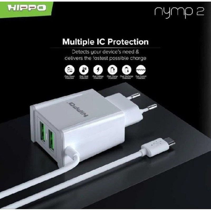 Jual ADAPTOR CHARGER HIPPO NYMP GEN 2 MICRO | ADAPTOR HIPPO | Shopee Indonesia