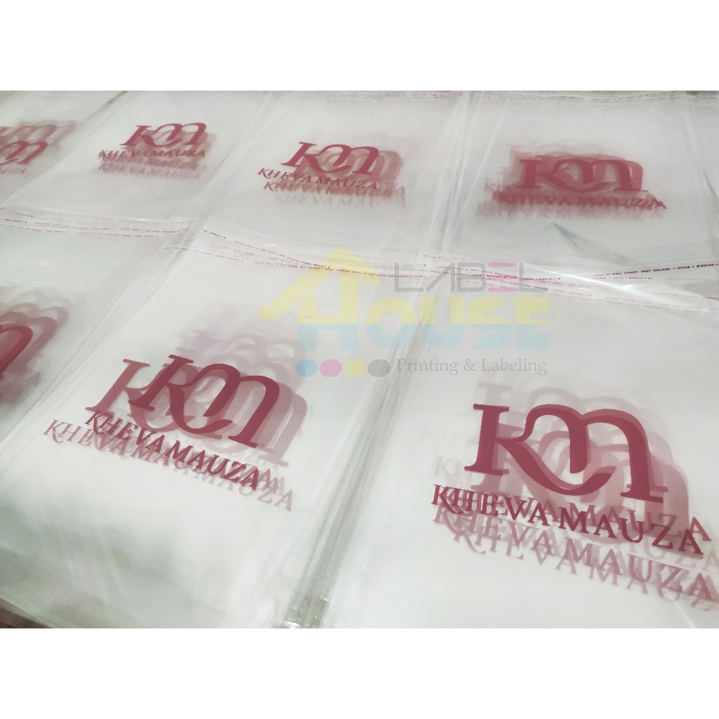 Jual Sablon Plastik OPP Tebal | Plastik Packaging baju | Plastik ...