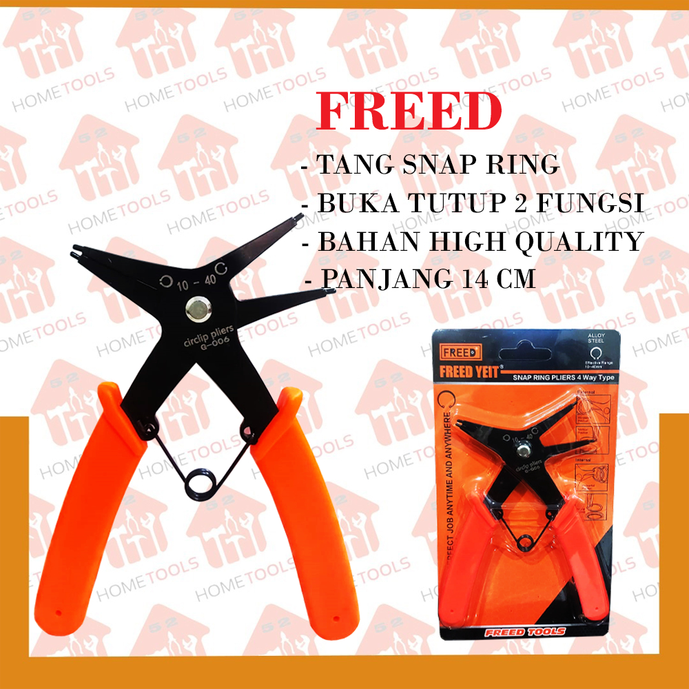 Jual Tang Snap Ring Pincer 2 In 1 Buka Tutup Freed Tang Snap 2 Fungsi ...