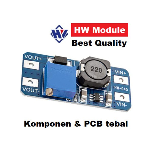 Jual Modul MT3608 DC Step Up Boost Converter Module Mini 28V 2A Booster | Shopee Indonesia