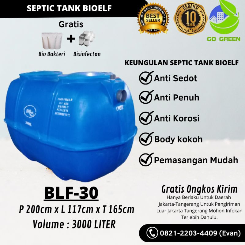 Jual Septic Tank Biotech,Bioelf,Biofilter 3000 liter | Shopee Indonesia