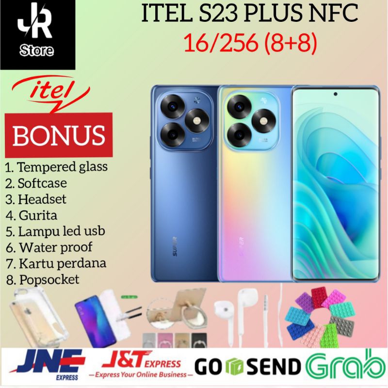 Jual ITEL S23 PLUS NFC RAM 16GB 256GB (8+8) GARANSI RESMI INDONESIA | Shopee Indonesia