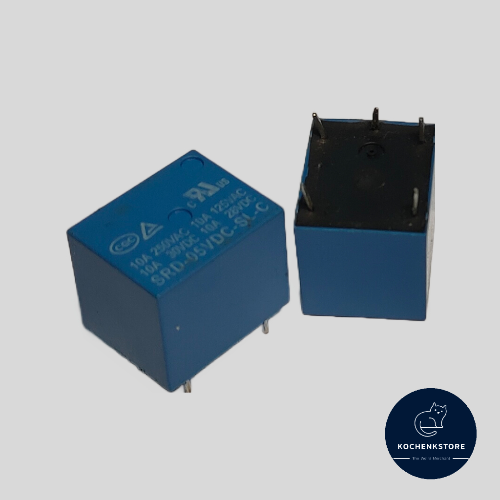 Jual Relay Songle 5V 10A SRD-05VD-SL-C 5 Pin/Kaki Arduino | Shopee ...